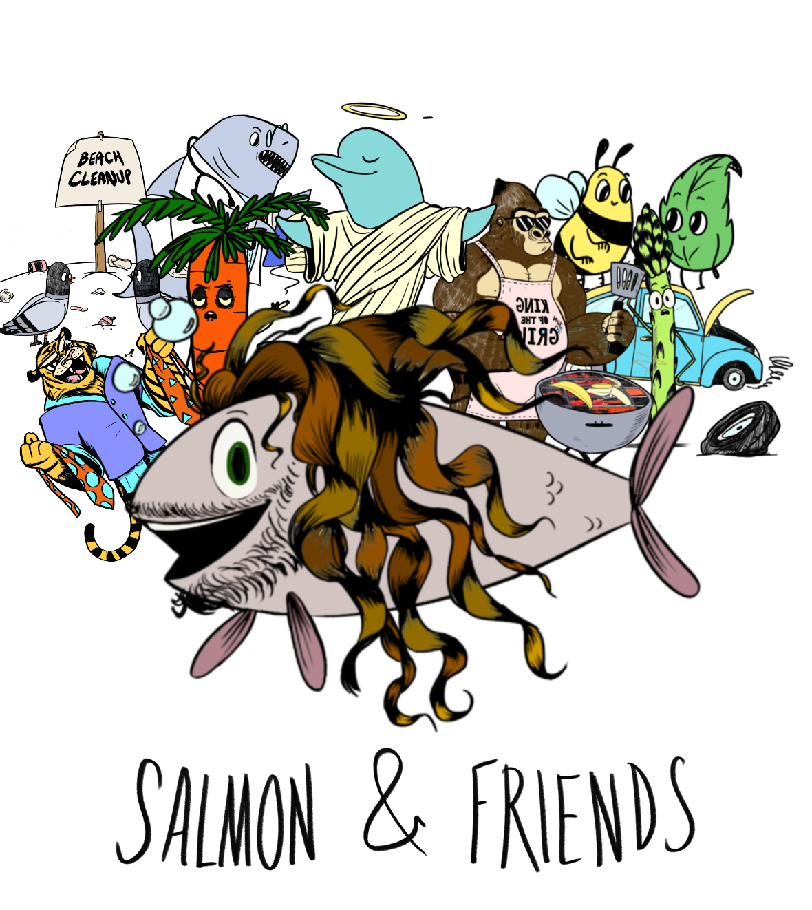 Logo and Friends|Salmon and Friends – Salmon & Friends